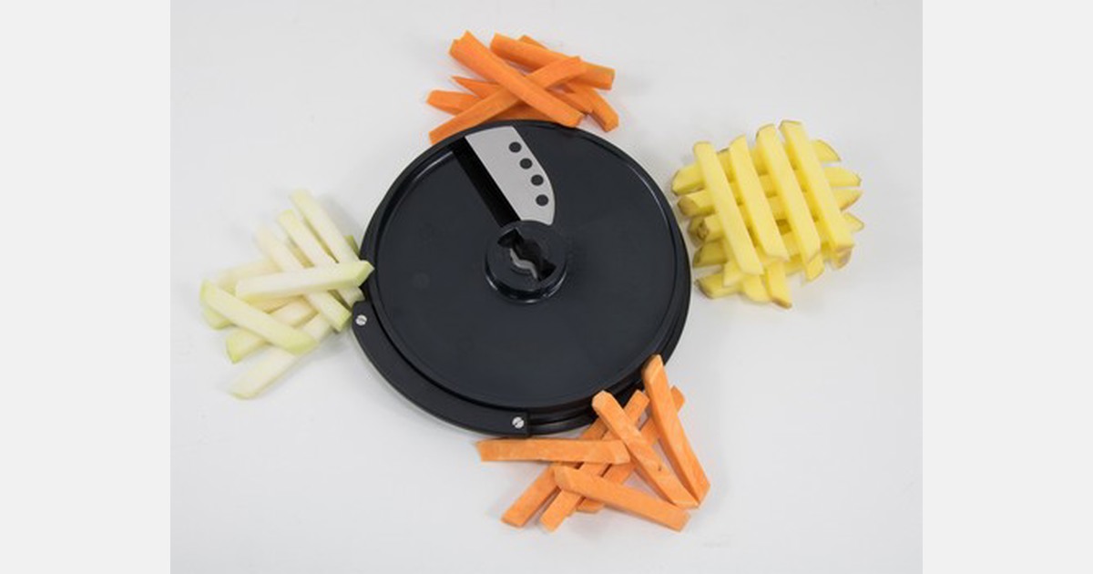 "Snijschijf voor rechte frites, speciaal voor België en Nederland"