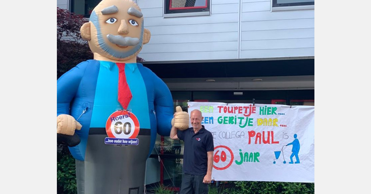 Paul de Jager (Boix Europe) 60 jaar