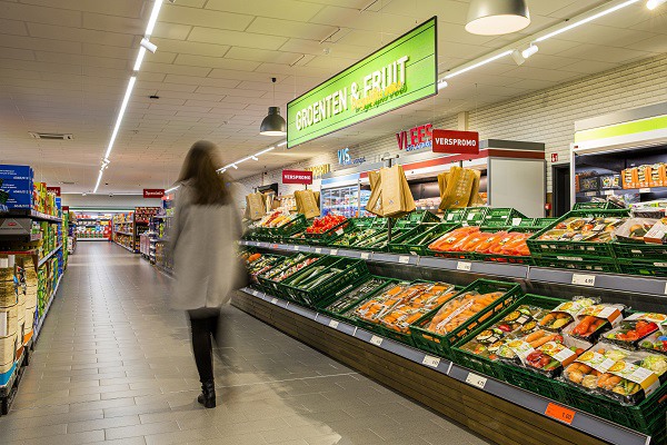 AGF voorop in nieuwe winkelinrichting Aldi Belgie