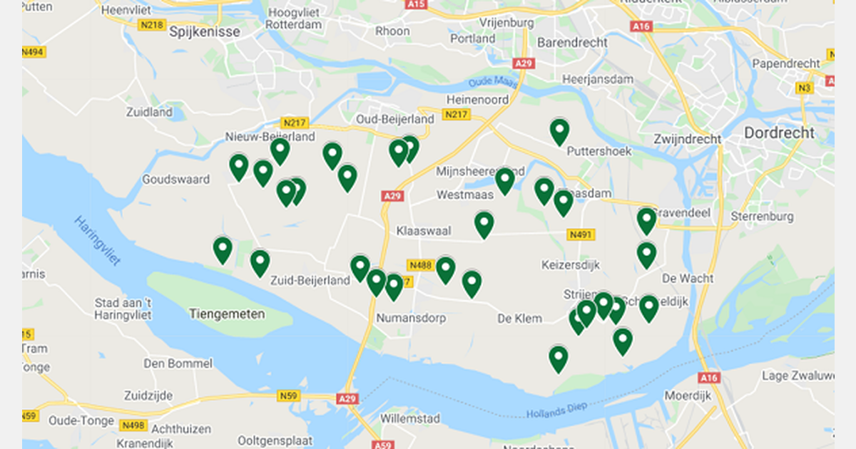 Drive-trough route voor lokaal kerstmaal