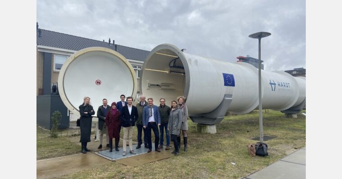 Dutch Fresh Port op bezoek bij Cargo Hyperloop van Hardt