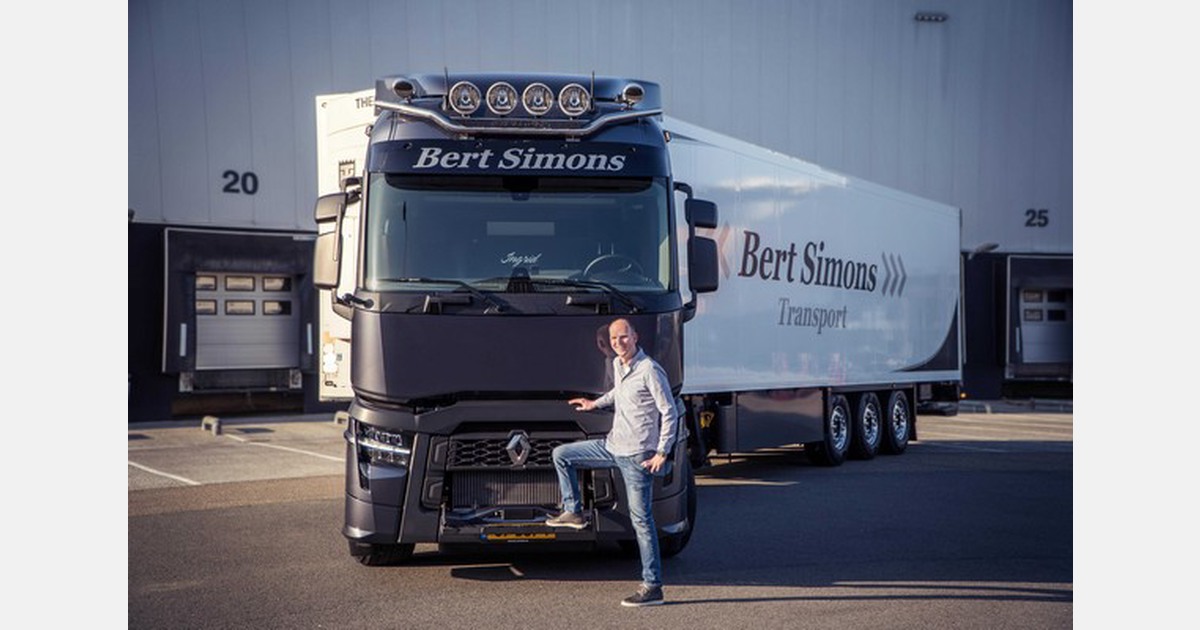 Bert Simons Transport valt voor looks van de nieuwe Renault Truck