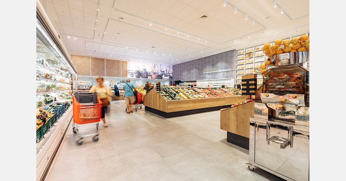 In nieuwe Delhaize Waregem is vers de blikvanger