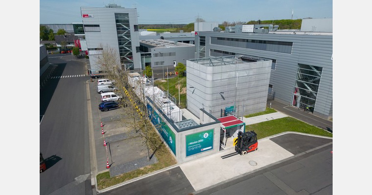 Linde MH start project voor waterstof voor eigen gebruik op