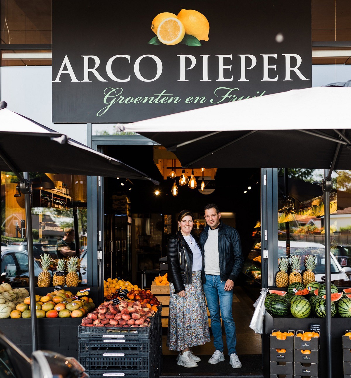 Arco Pieper Groente & Fruit verdubbelt winkeloppervlak