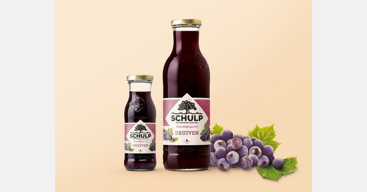 Schulp introduceert nieuwe druivensap