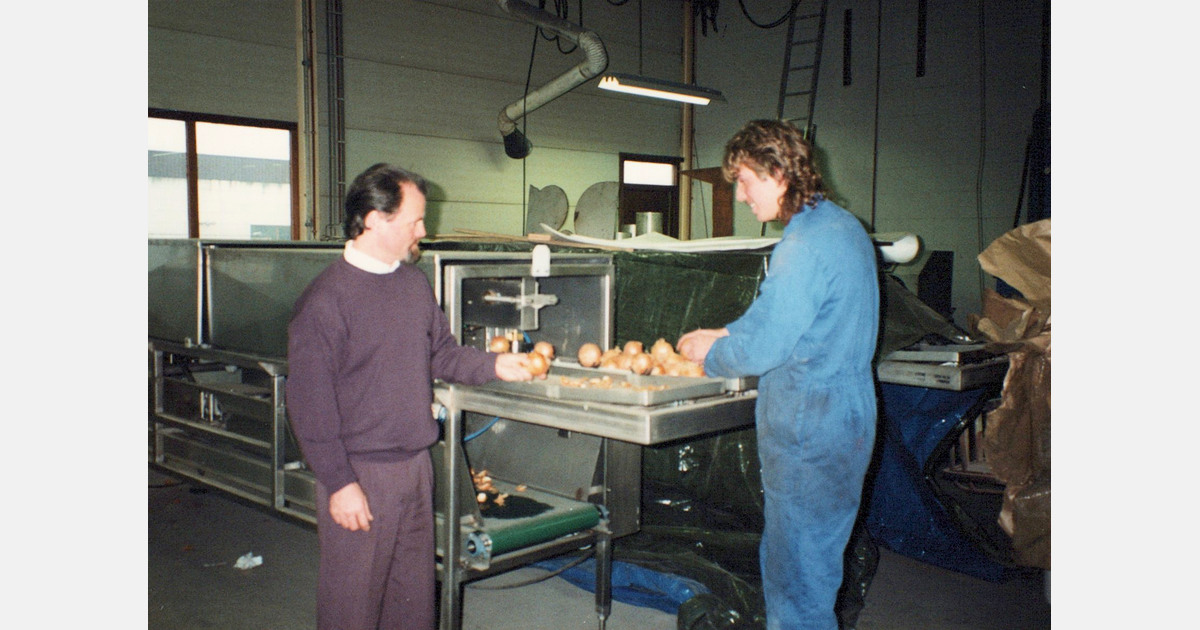 Uit de oude doos: Uienschilmachine Tummers Machinebouw