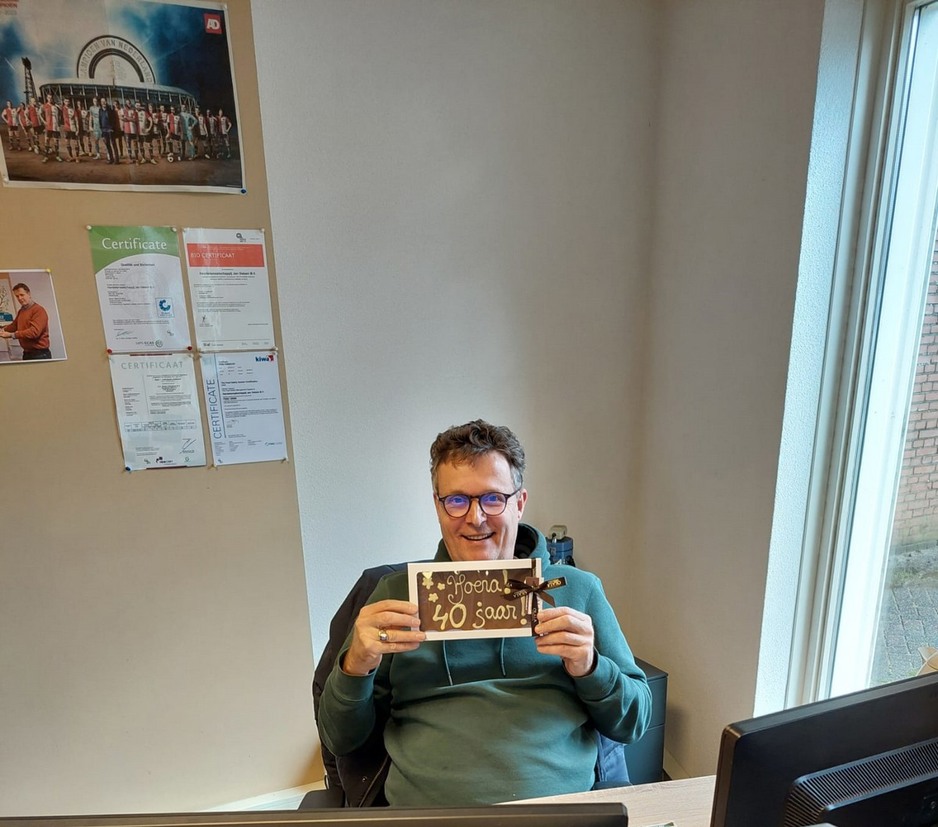 Bart Oskam viert 40-jarig jubileum bij Jan Oskam