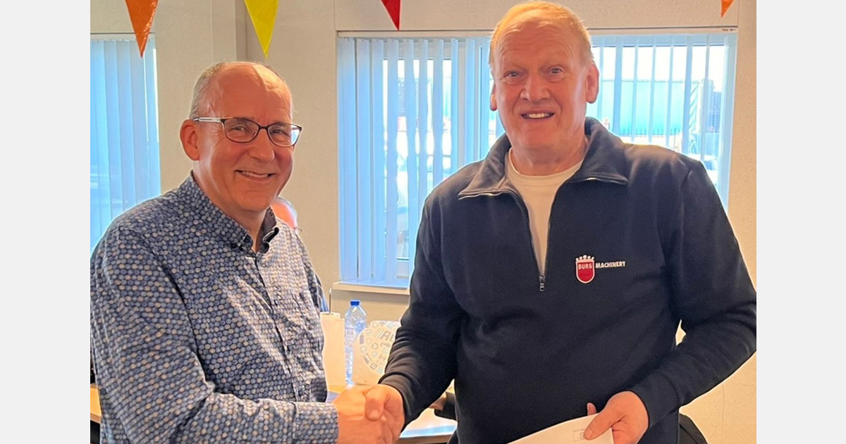 25-jarig jubileum Chris Koopman bij Burg Machinery