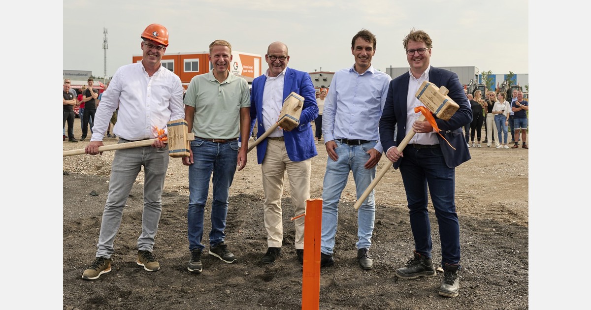 Eerste paal geslagen voor nieuwbouw Tolsma-Grisnich