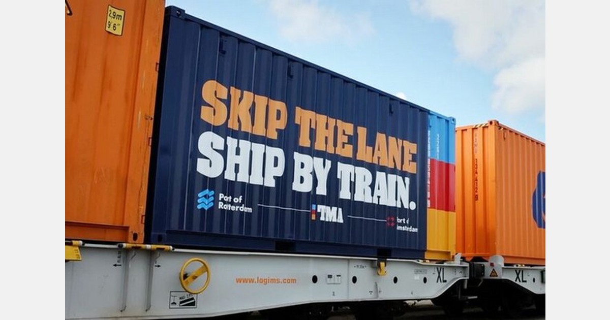 Nieuwe Dam2Dam Shuttle verbindt havens Amsterdam en Rotterdam