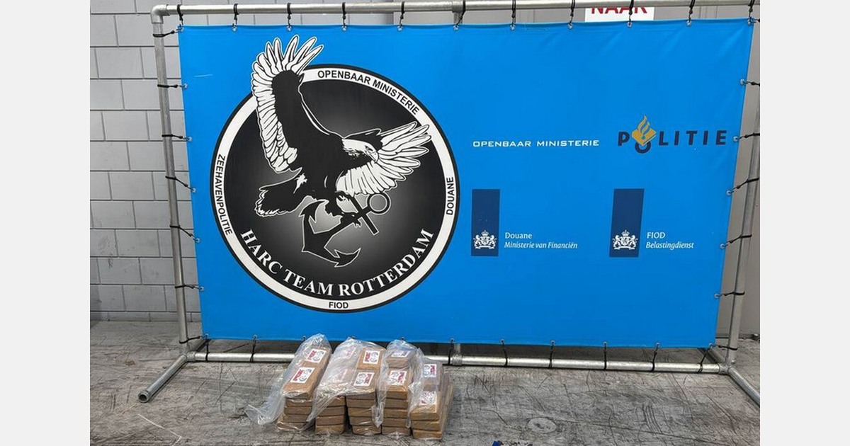 2024: Minder drugs onderschept in haven Rotterdam; meer kilo's in ...