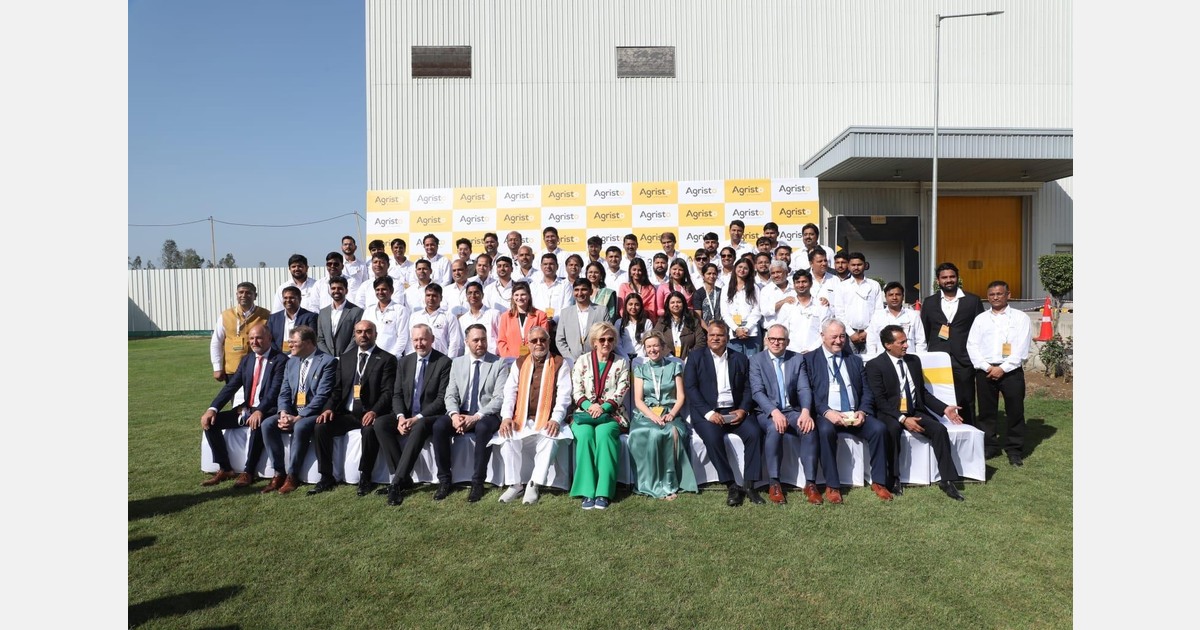 Prinses Astrid opent nieuwe frietlijn van Agristo in India