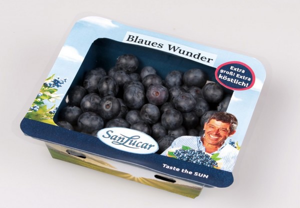 Nieuwe verpakking voor blauwe bessen