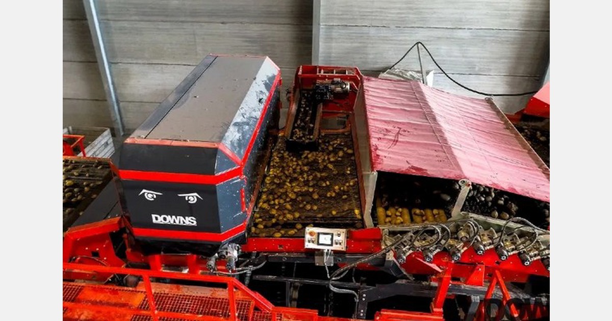 Eenvoudig en efficiënt optisch sorteren van veldgewas aardappelen