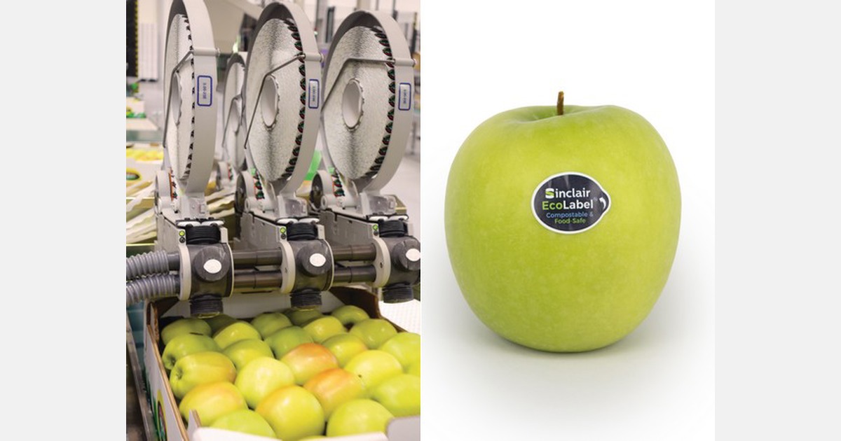 Is het thuis-composteerbare fruitlabel op tijd ontwikkeld voor de ...