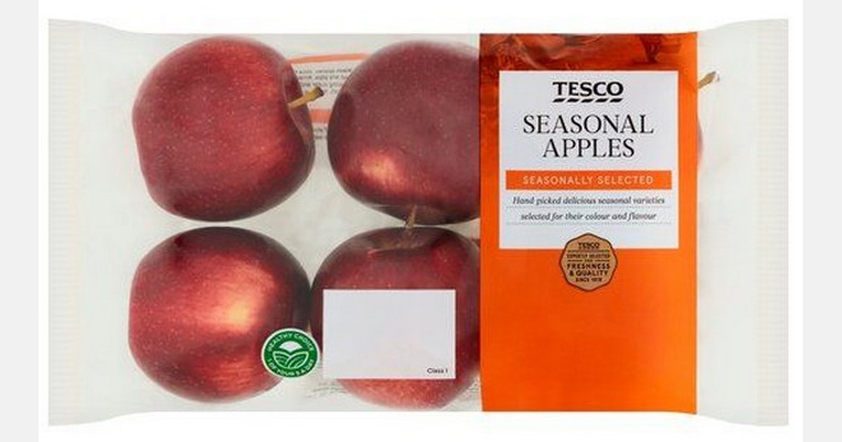 Tesco's nieuwe assortiment promoot nieuwe, opkomende appelrassen