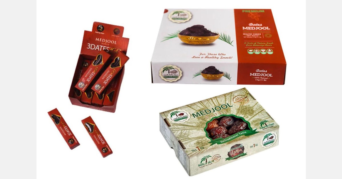 Medjool dadels in 1 tot 5 kg verpakkingen in trek