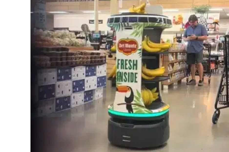 Amerikaanse robot verkoopt bananen maar maakt reclame voor avocado's
